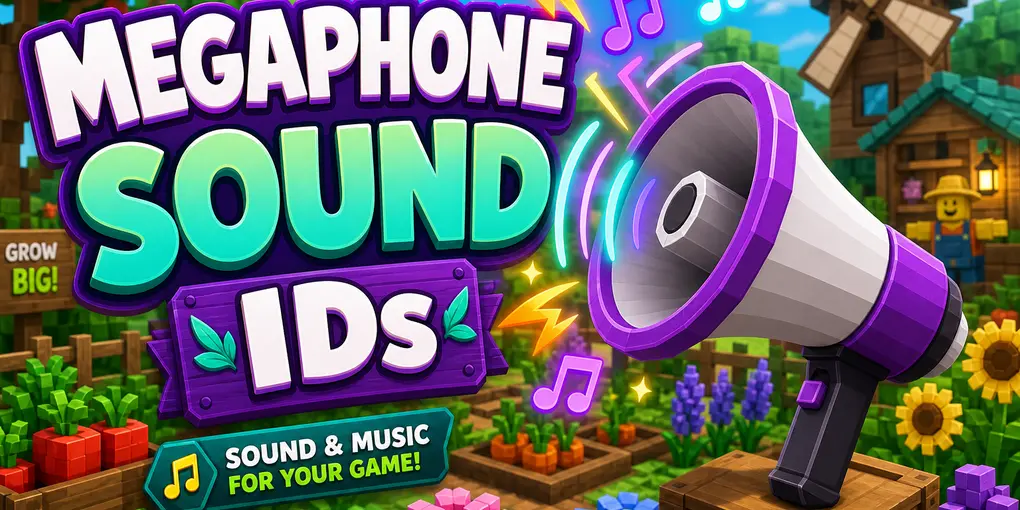 Grow a Garden 2 Megaphone Sound IDs (Working Codes)